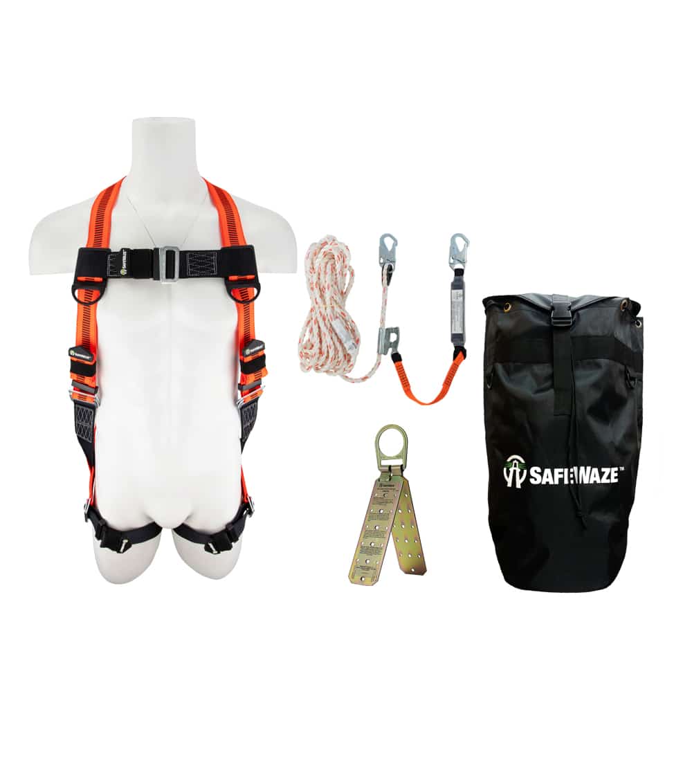 Safewaze 50' Fall Protection Kit-Premium - Garza Roofing & Supply ...