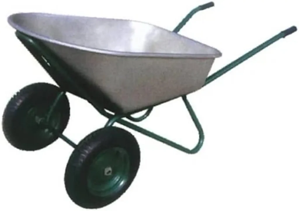 WELDED STEEL WHEELBARROW – DUAL WHEEL